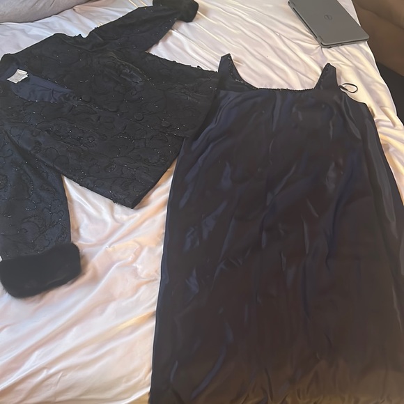 Dresses | Formal Gown With Beaded Jacket | Poshmark